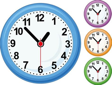 Analog Clock Clip Art Black Outline Time Clock Analog 3pm Free Clipart