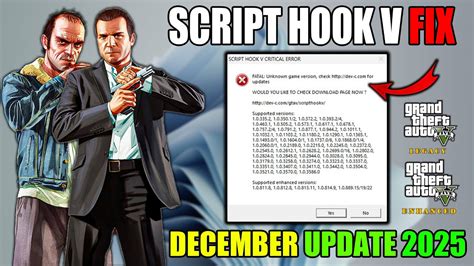Fix Script Hook V Error For Gta 5 Script Hook V Error Fix Fix