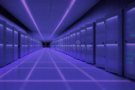 Server Racks In Computer Network Security Server Room Data Center