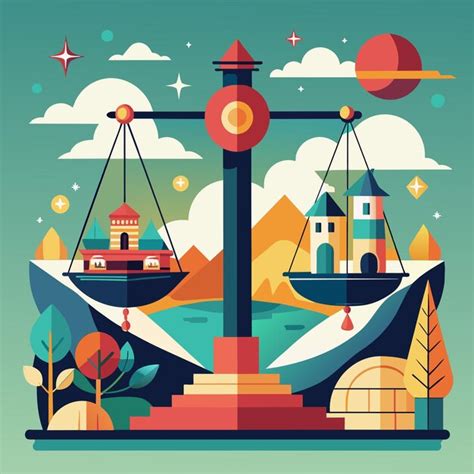 Visual Metaphor Balance Vectors And Illustrations For Free Download