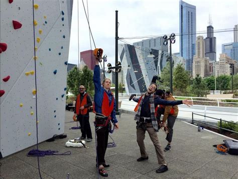 Chicago Park Opens Huge Climbing Wall