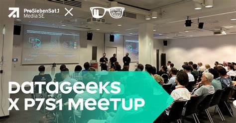p7s1 x munich datageeks together with the non profit… by tech