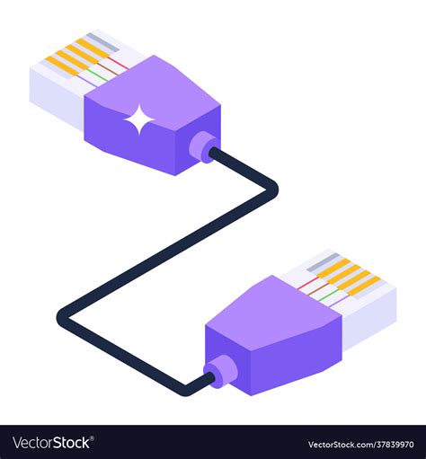 Usb Cord Royalty Free Vector Image Vectorstock