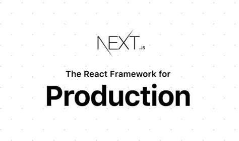 next js el framework de react para producción devtop