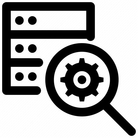 Database Optimization Search Server Icon Download On Iconfinder