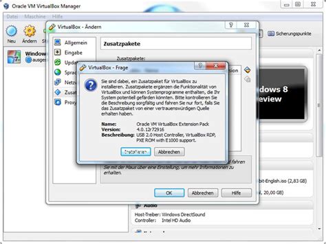 Virtualbox Extension Pack Télécharger