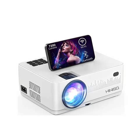 Hiniso P1 Wifi Bluetooth Projector For Home 1080p Supported 7200 Lumens