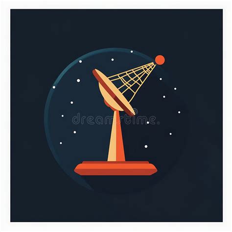 Radio Telescope Exploring The Universe And Searching For Signals In