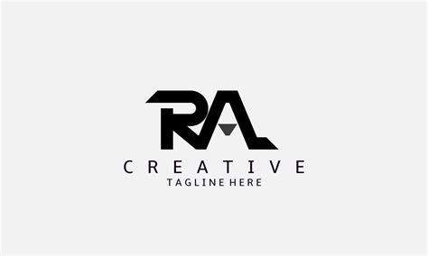 Modern Creative Ra Logo Design And Template R A Icon Initials Based Monogram And Letters In