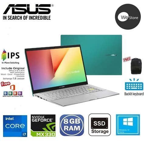 Jual Asus Vivobook S Eq Eb Ips Notebook Intel I G Gb Ddr Gb Ssd Nvidia Mx