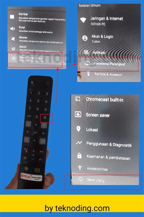 Cara Reset TV TCL Android Panduan Lengkap Dan Detail