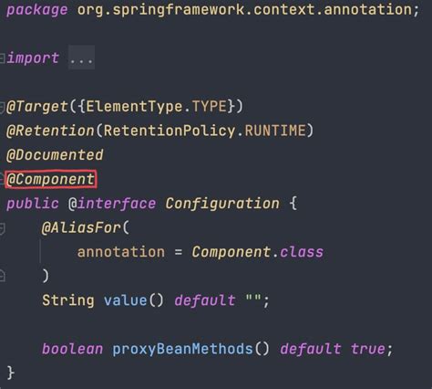 Spring Bean Vs Component