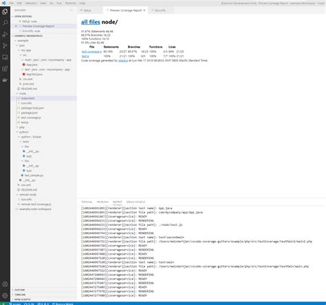Preview Coverage Report Doesnt Work · Issue 275 · Ryanlukervscode