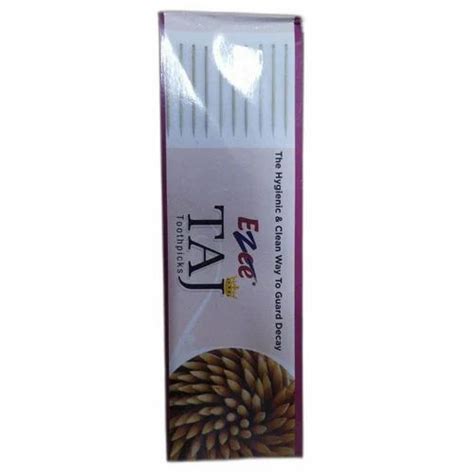 3 Inch Ezee Taj Wooden Toothpick At ₹ 120box In Hyderabad Id 2850382817388