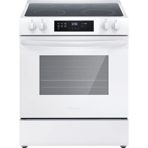 Frigidaire Slide In Electric Range With 5 Element Cooktop And Steam