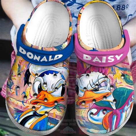 Personalized Donald Daisy Cartoon Clogs Shoes Funny Slippers Donald