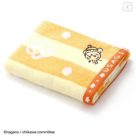 Japan Chiikawa Face Towel Usagi Bee Kawaii Limited