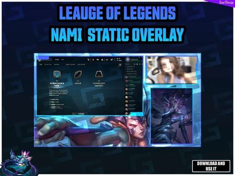 Nami Stream Overlay Pack Hud Webcam Panels Static Streaming Twitch