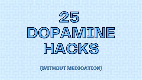 Get More Dopamine Without Medication