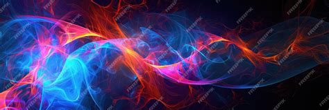 Premium Photo Abstract Energy Flow Dynamic Colored Background