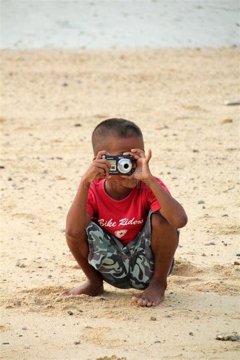 Boy With Camera Editorial Stock Image Image Of Hobby 22933379