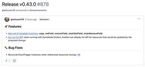 project sveltos on linkedin added deleted modified exact diffs