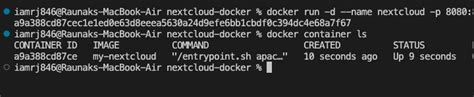 Docker Setting Nextcloud