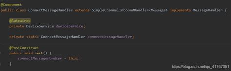netty handler无法使用 autowired注入bean java netty handler能不能当成bean注入其他类 csdn博客