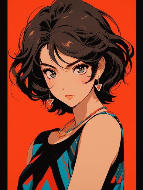 Anime Girl With Short