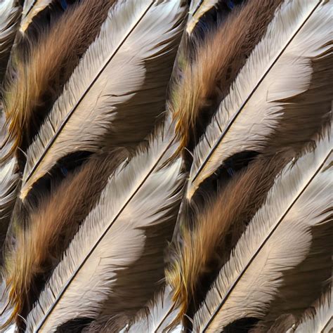 Premium Ai Image Feather Pattern