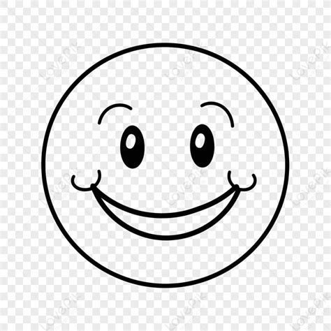 행복 만화 웃는 얼굴 템플릿 색칠 개요 스케치 드로잉 벡터두꺼운 선머리카락 Png 일러스트 무료 다운로드 Lovepik