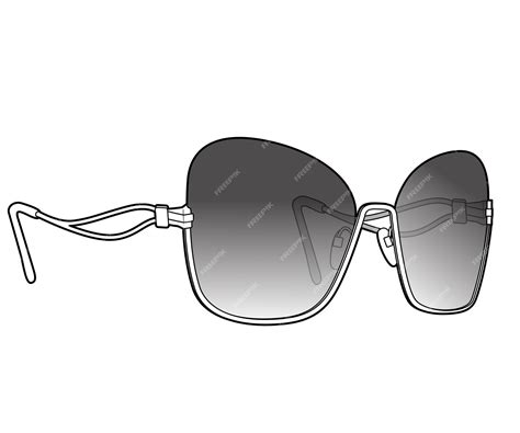 Premium Vector Sunglass Design Drawing And Illustration