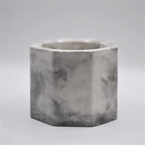Кашпо гипсовое для свечей и растений 4 7 см серый фото отзывы характеристики в интернет