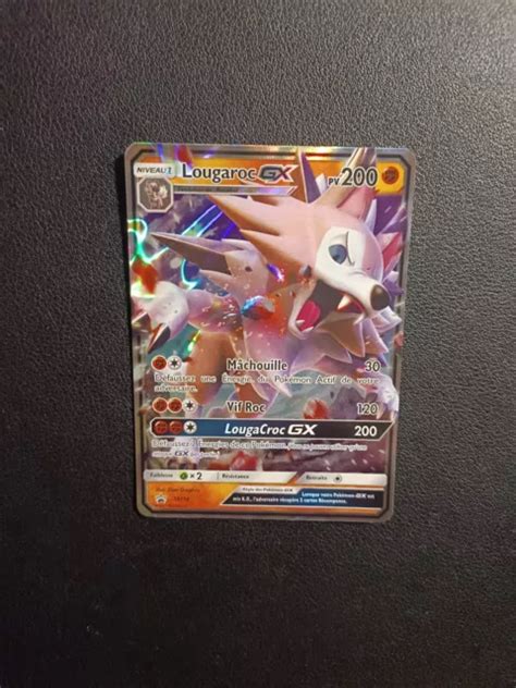 Carte PokÉmon Lougaroc Gx Sm14 Soleil Et Lune Fr Eur 7 00 Picclick Fr