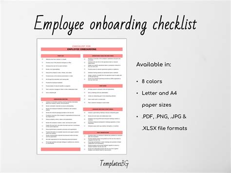 Employee Onboarding Checklist Hr Template For New Hires In Excel Spreadsheet Your Onboarding