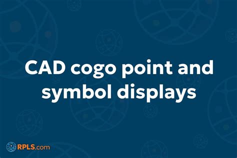 on linkedin cad cogo point and symbol displays software