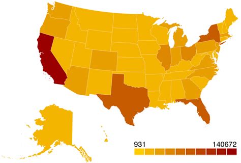 Us Heatmap Of The Ip Distribution At State Level Download Scientific Diagram