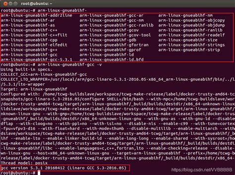 Ubuntu安装arm Linux Gcc交叉编译器gcc Linaro 53 201605 Csdn博客