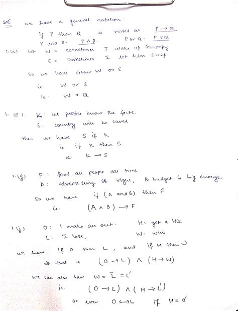 [solved] symbolize each statement using the suggested notation 1a