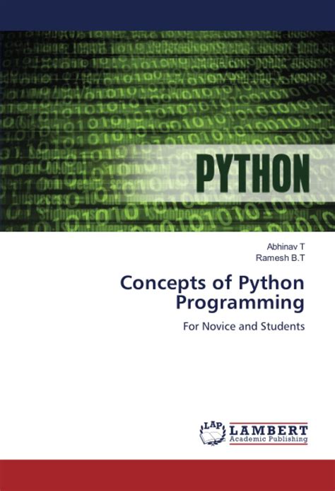 Concepts Of Python Programming Books