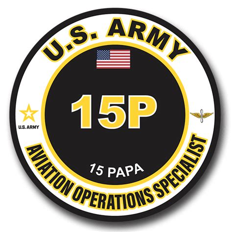 Us Army 15p Aviation Operations Specialist Mos Decal
