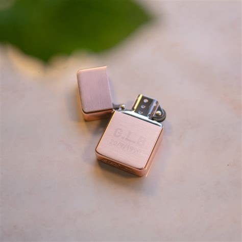 Personalised Brass Lighter By Hot Dot Laser
