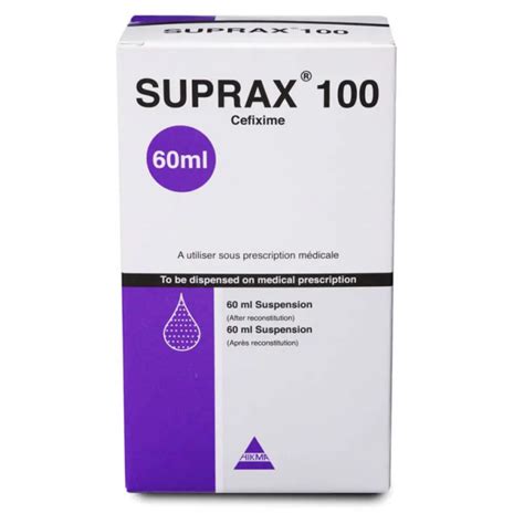 Suprax 100 Mg Suspension 60 Ml