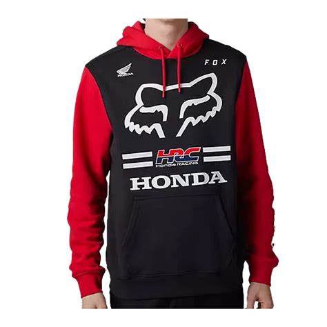 Fox Honda Pullover Fleece Flame Red Billion Creation