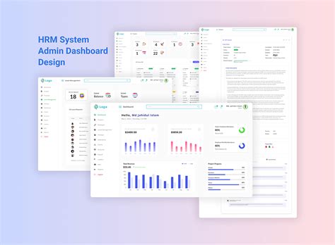 Hrm System Admin Dashboard Design Behance