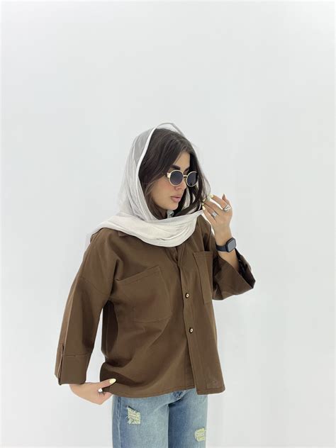 شومیز باکسی جنس لنین کد 659 بوتیک الیزا