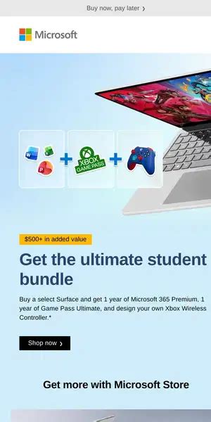 Microsoft Store — Emails And Newsletters Email Inspire