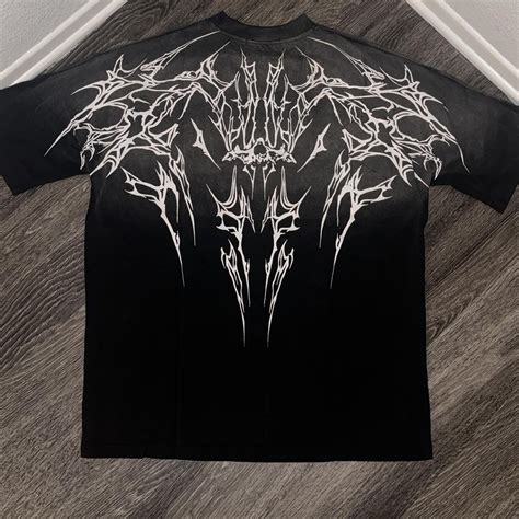 Breathedivinity Oversized Gothic Emo T Shirt Black Depop Emo