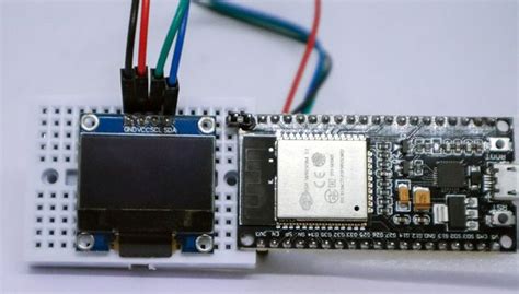 interfacing oled display with esp32 for arduino projects