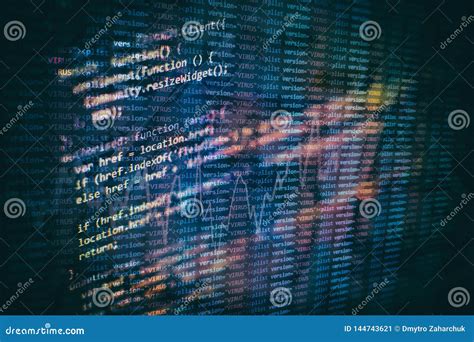 Closeup Developing Programming And Coding Technologies Developer